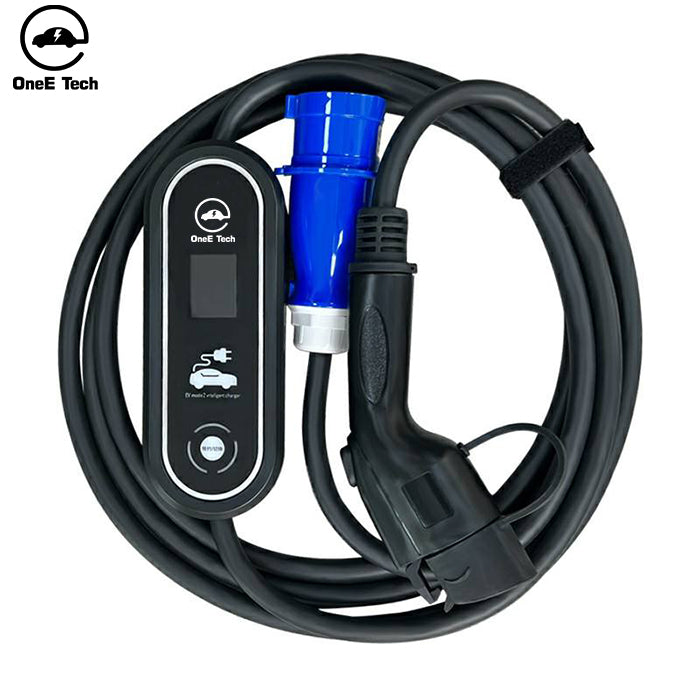 Portable J1772 charger 7KW 32A level 2 EV charging pile homeuse for el ...
